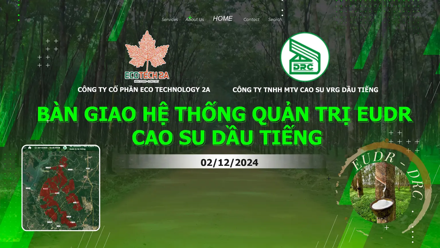 Hành trình hơn 2 tháng: Cao Su Dầu Tiếng cùng Cty Ecotech 2A hoàn thiện hệ thống DDS - EUDR mủ ...