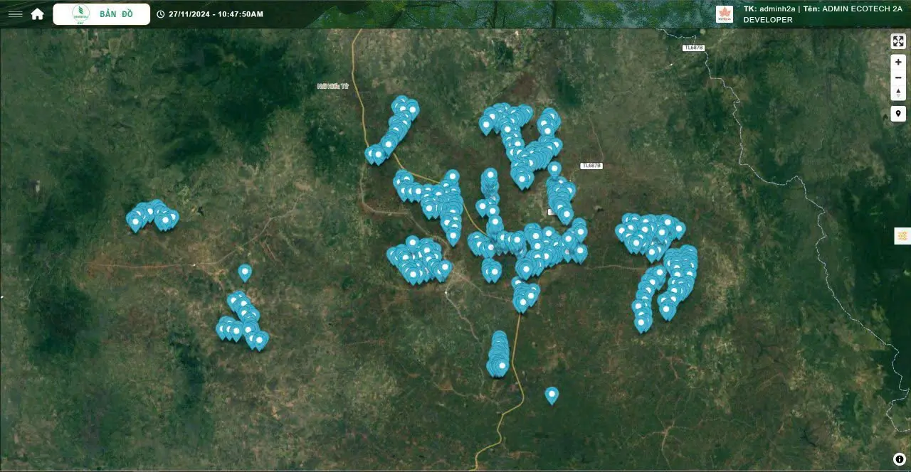 EcoTech 2A - Đơn vị xây dựng hệ thống Truy xuất nguồn gốc DDS - EUDR cho ngành Cafe, Cao Su và Gỗ